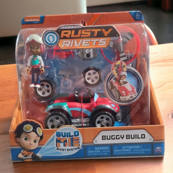 Toys | Nickelodeon Rusty Rivets Build Me Buggy Build Vehicle Figure Set ...